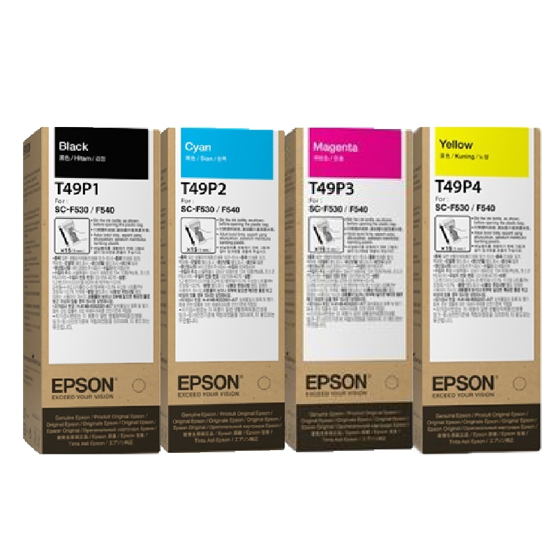 EPSON T49P 原廠墨水罐 四色一組 SC-F130 SC-F530 - 浩昇科技